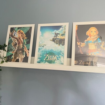 Zelda Poster, SET of 3 Wall Art, Stunning Gaming Prints, Gamer Gift ...