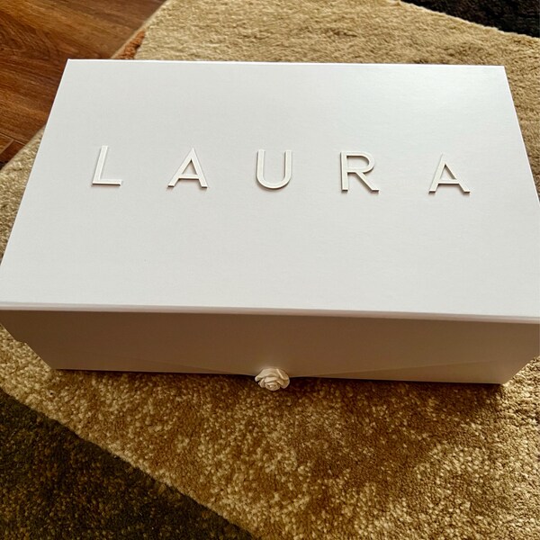 Personalized Empty Gift Boxes for Bridesmaid Proposal , Custom Bridal ...