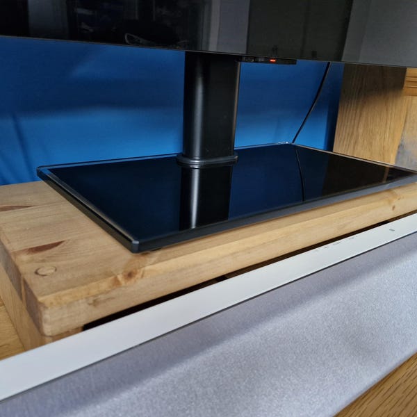 Rowlands Rustic Handmade Monitor Shelf Stand - Etsy UK