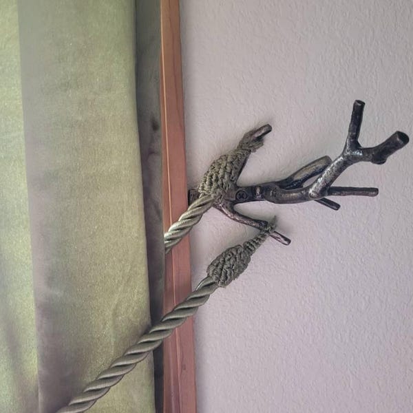 Decorative Twig Coat Hook Wall Hooks Antique Metal Key Hook Hangers ...