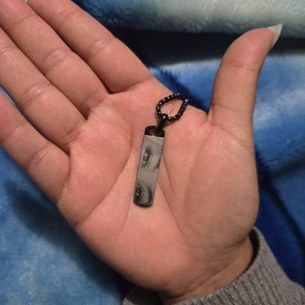 Customized 20 Photos Mini Album Keychain, Photo Scrapbook Keyring ...