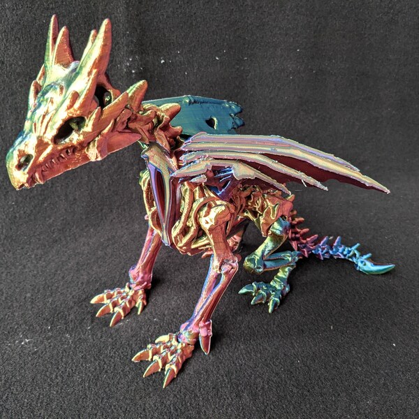 Wraithwing Dragon Cinderwing3d, STL File for 3D Printing,, STL Print ...