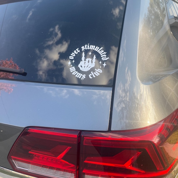 Living Dead Girl Decal, Car Decal, Spooky Car Banner, Goth Windshield ...