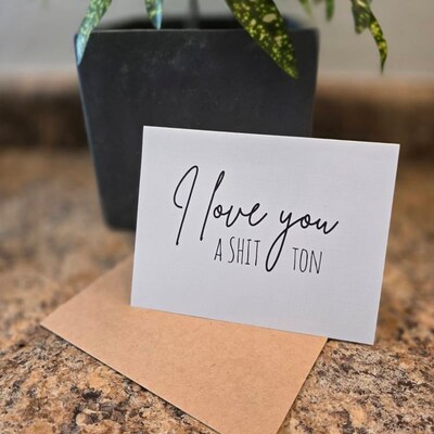 Sweet Valentines Day Card / I Like It When You Smile but I Love It When ...