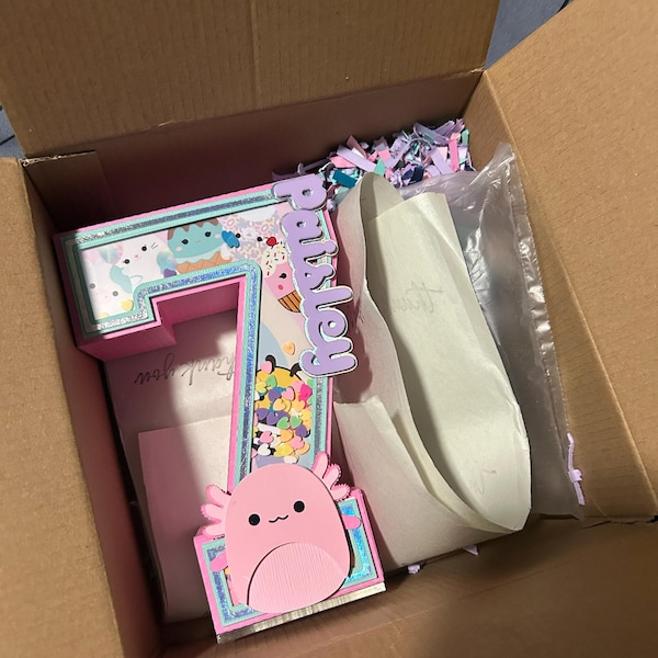 Customized Squishmallows 3D Number. Party Decorations. Squishmallows ...