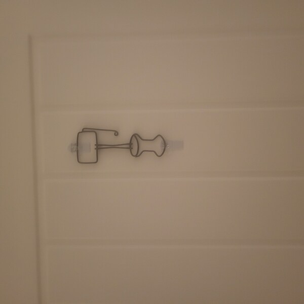 Handmade (black Pictured) Wire Bathroom, Toilet Wall/door Sign. Wire ...