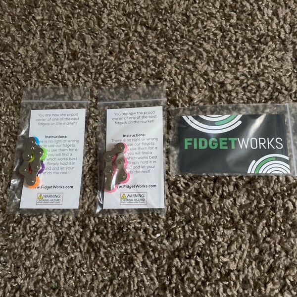 Rollie Pollie 6 Link Round Chain Fidget Toy - Etsy