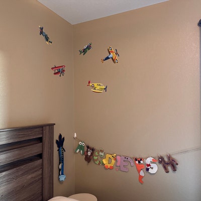 Paint Splatter Fabric Wall Decals Set of 7 Ink Splotch Wall Stickers in ...