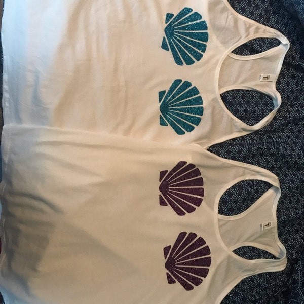 DIY Set of Seashell Bra, Iron-on Applique in Vinyl - Etsy