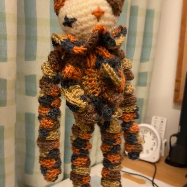 UPDATED Spiral Clown Keychain Pattern- Amigurumi- Beginner- Accessory ...