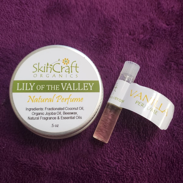 Organic Lily of the Valley Solid Perfume - Natural Lily of the Valley ...