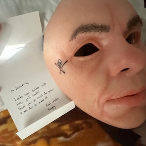 Danny AT Gold Chrome Mask From Hollywood Undead - Etsy