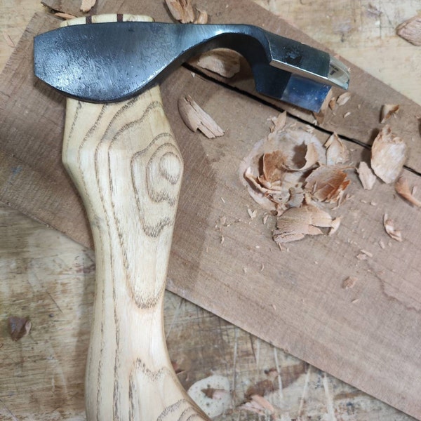 Rounded Adze With Leather Case. Wood Carving Tool. Finnish Adze ...