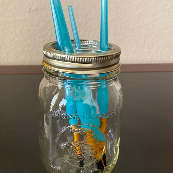 Mason Jar Plant Propagation "frog Lid" Inserts (2-pack) - Hold Flowers ...