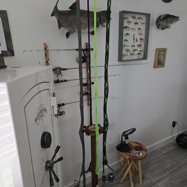 Compound Bow Recurve 6-place Solid Oak Wall Display Rack - Etsy