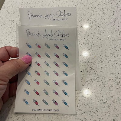 Lucky Charm Stickers 1/2 Each, Decorative Planner Stickers, Good Luck ...