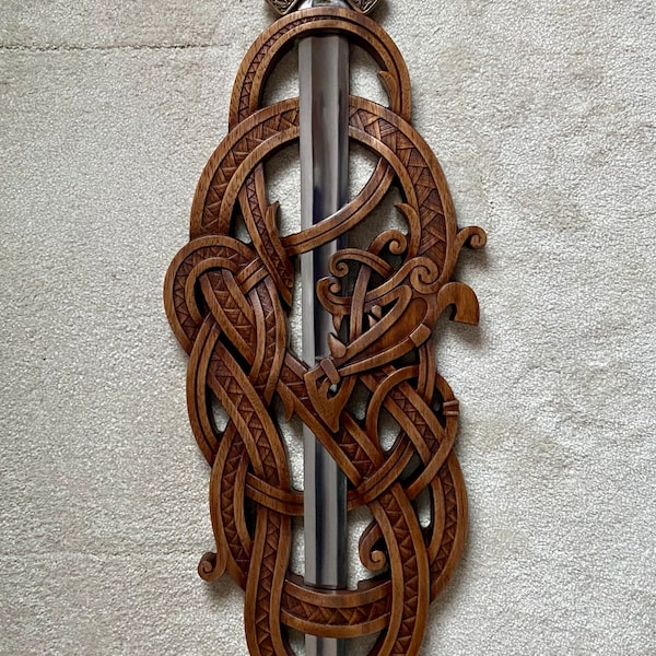 Exquisite Handcrafted Sword Holder and Luxury Viking Art for Home Decor ...