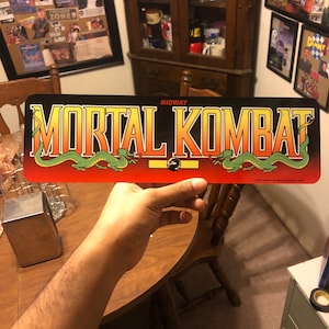 Mario Bros. Arcade Game Marquee, Bezel, Screenshot & Control Panel 8x12 ...