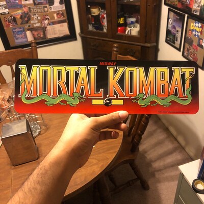 Mario Bros. Arcade Game Marquee, Bezel, Screenshot & Control Panel 8x12 ...