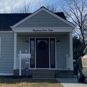 Vinyl House Number Decals Custom House Number Vinyl Decal Outdoor House ...