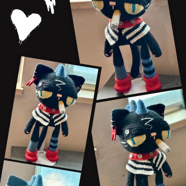 Chester_the Punkat_crochet Pattern - Etsy