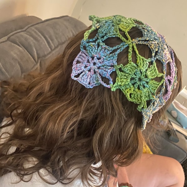 PDF Wildflower Bandana Crochet Pattern - Etsy