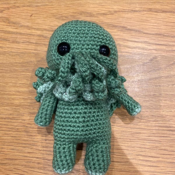 Cthulhu Crochet Pattern - Mini Cthulhu Eldritch God - Etsy