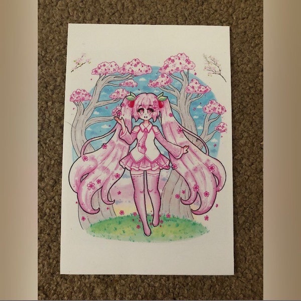 Kawaii Magical Girl Art Prints [cute Kawaii Glossy Anime Art Prints] - Etsy