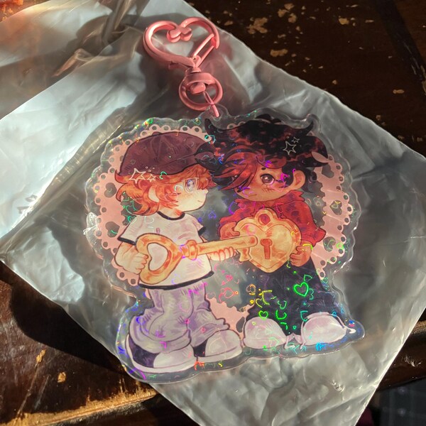 Frank Iero Prorev MCR Acrylic Mirror Keychain Charm - 2.5in - Etsy