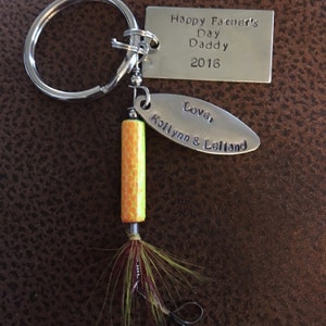 Fishing Lure Keychain With Extra Blank for More Personalization ...