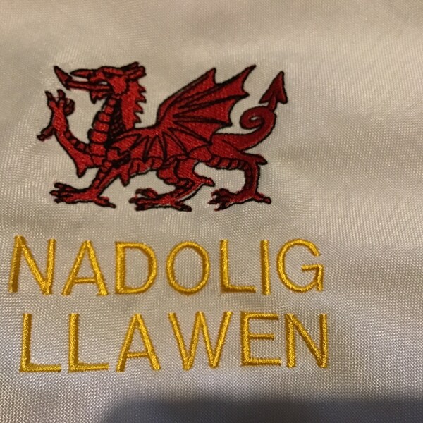 Welsh Dragon Machine Embroidery Design - Etsy