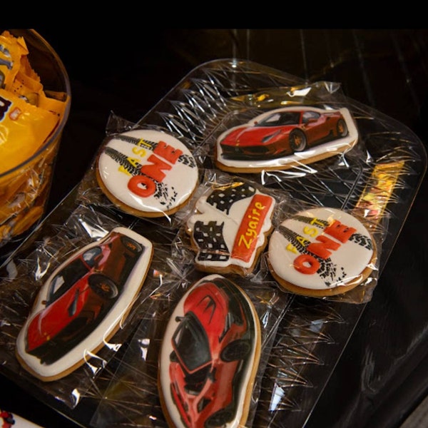 Car Theme Cookies for Birthday - Etsy