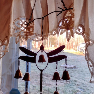 Wagon Wheel Clamp Wind Spinner, Wind Spinners, Garden Decor, Landscape ...