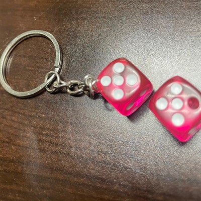 Multicolored Dice Keychains Assorted Neon Bright Rainbow - Etsy