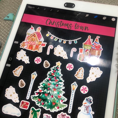 Christmas Village Map, North Pole Map, Christmas Wall Art, Personalized ...