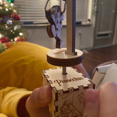 Pinocchio Wooden Music Box When You Wish Upon A Star Unique - Etsy