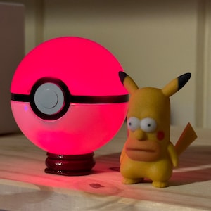 Light up Pokeball LED Prop Cosplay Costume Glow Ultraball Glow Loveball ...