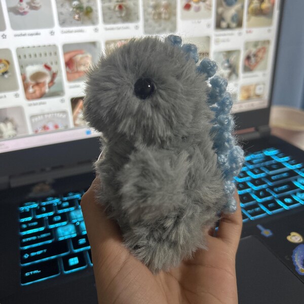 Godzilla Crochet Plushie Pattern: Amigurumi Dinosaur (PDF Pattern) - Etsy
