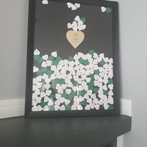 State Guest Book Drop Top Box Custom Guestbook Alternative - Etsy