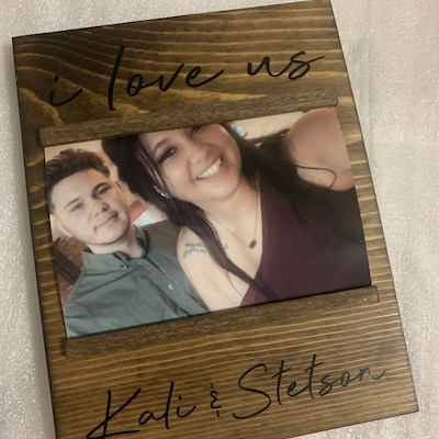 I Love Us Picture Frame Personalized Girlfriend Boyfriend - Etsy