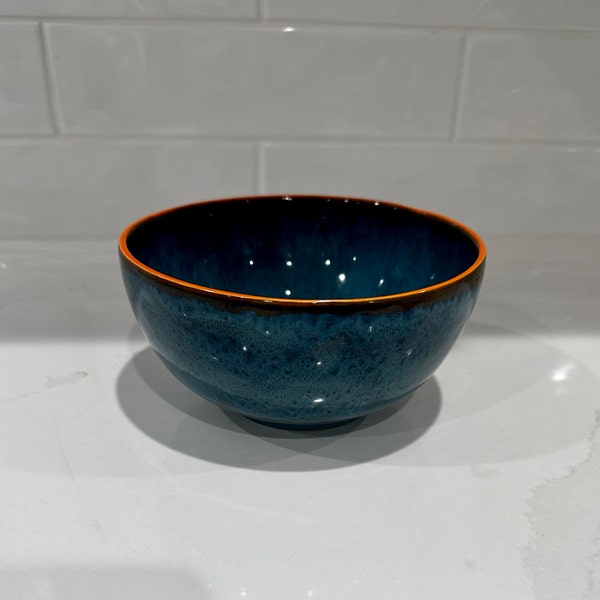 LARGE Handmade Ceramic Serving Bowl, One-of-a-kind, Wheel Thrown ...