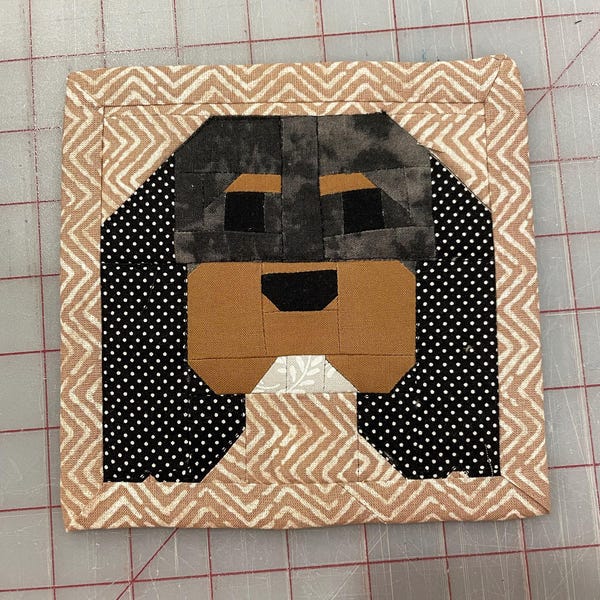 Cavalier King Charles Spaniel Dog Puppy Quilt Block PDF Pattern ...