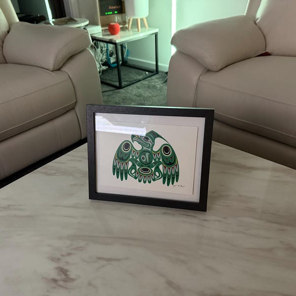 Raven by David Boxley Tsimshian Artist 6"x9" Art Card - Etsy