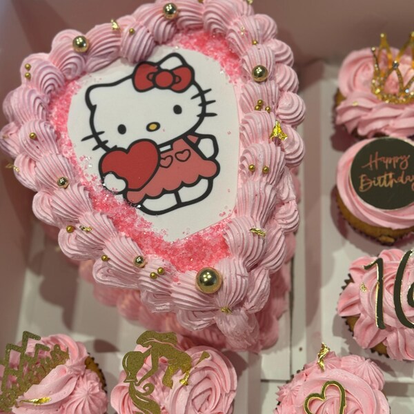 Hello Kitty Spiderman Spidey Edible Image Icing Sugar Sheet for Cakes 4 ...