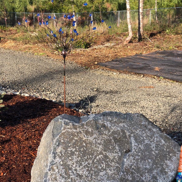 Butterfly Kinetic Balancing Garden Art Stake - Etsy