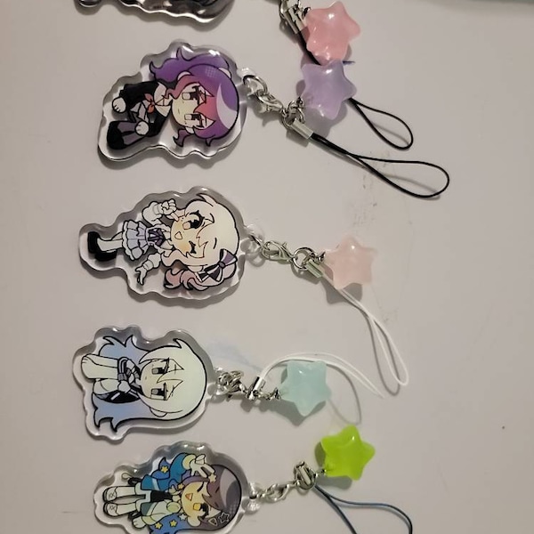 Boothill HSR Honkai Star Rail Phone Charm 1.5 Cute Chibi Epoxy Acrylic ...