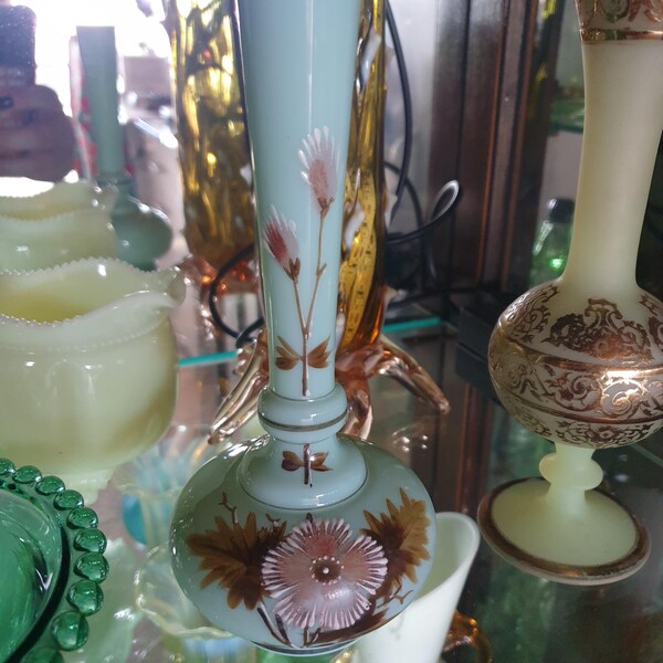 Davidson 1900s Yellow Vaseline/pearline Glass Basket in Pattern 'lady ...