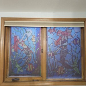 Window Film Privacy Garden Painting Frosted No Glue Glass - Etsy