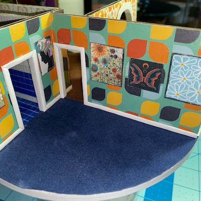 1970s Retro Digital Paper Pack, Printable Scrapbook Paper, Vintage 70s ...