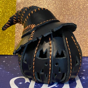 Jack O'lantern Pumpkin Leather Pattern PDF by Leatherhubpatterns - Etsy